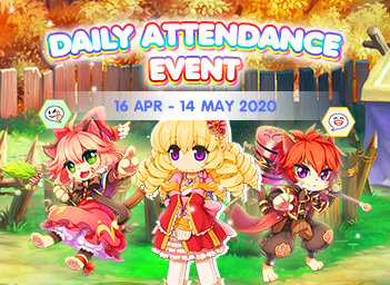 RAGNAROK : FOREVER LOVE | Event Daily Attendance April