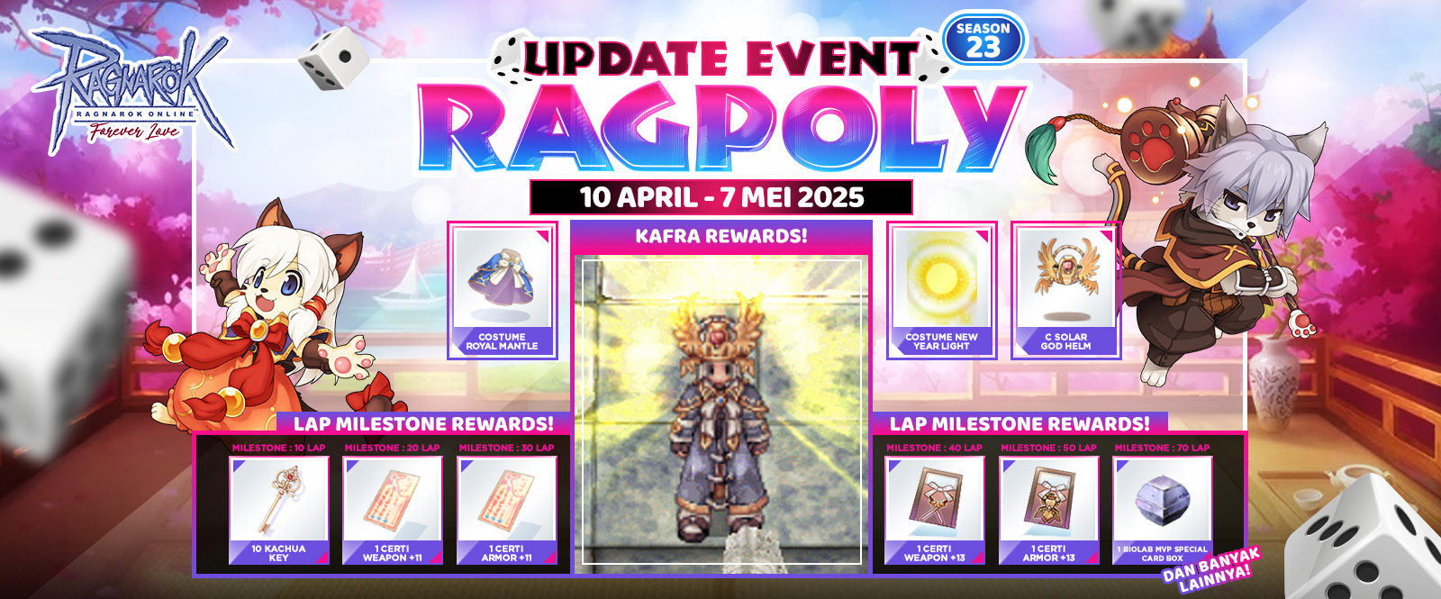 RAGNAROK : FOREVER LOVE | Update Event Ragpoly Season 23